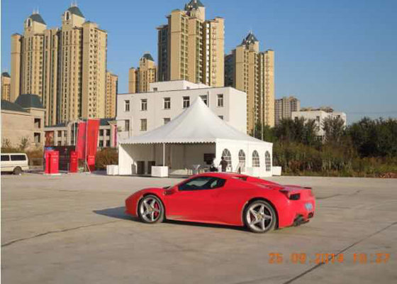 Aluminium Clear Span Pagoda Party Tent 8 X 8m  Waterproof With White PVC