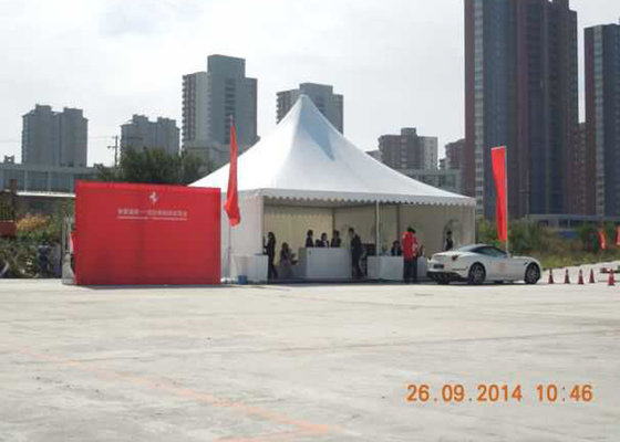 Aluminium Clear Span Pagoda Party Tent 8 X 8m  Waterproof With White PVC