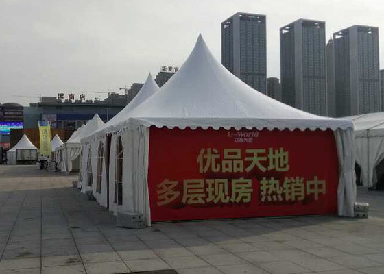 Custom PVC Pagoda Party Tent 5 X 5M Garden Canopy Tent Size Customized