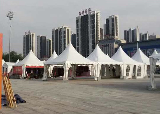 Custom PVC Pagoda Party Tent 5 X 5M Garden Canopy Tent Size Customized