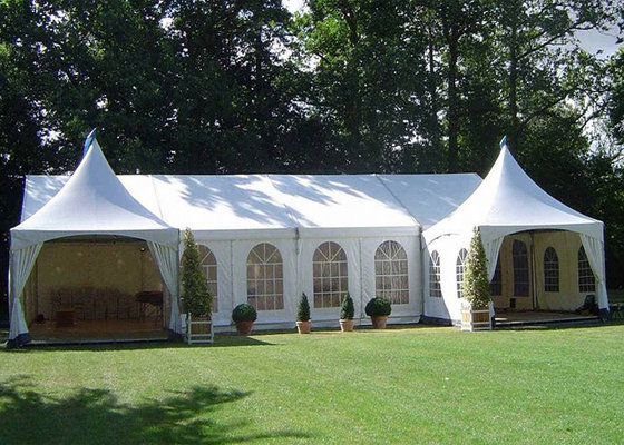 Sizes Customized PVC Pagoda Party Tent With Sidewalls ISO 9001 Approved