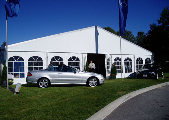 Rainproof Fabric Side Wall Large Wedding Tent , Heavy Duty Party Tent For Car Show