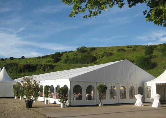 Aluminum Structure Outdoor Event Tent 15m Width Waterproof For Big Trade Show