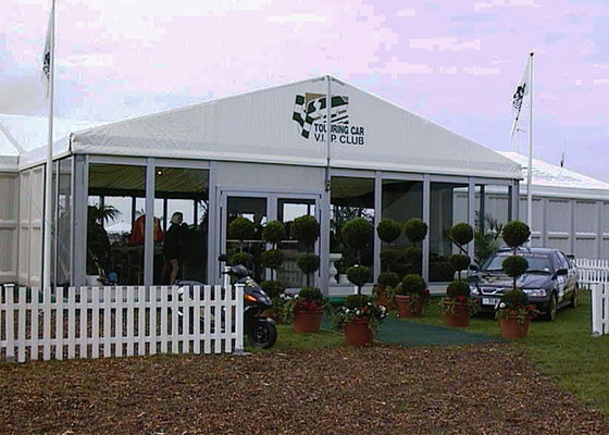 Modern Design Waterproof Outdoor Tent , Glass Wall Tent For Party Reception