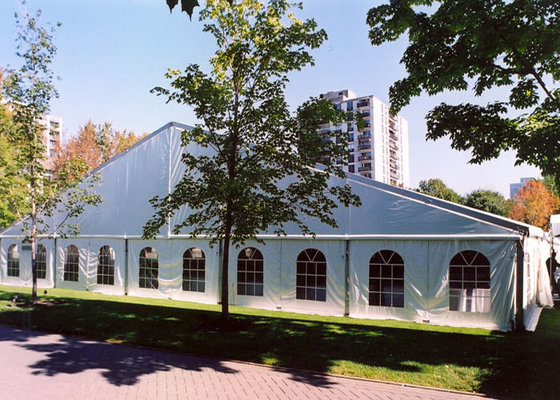 Aluminum Prefabricated Portable White Wedding Tent Flame Retardant For Celebration