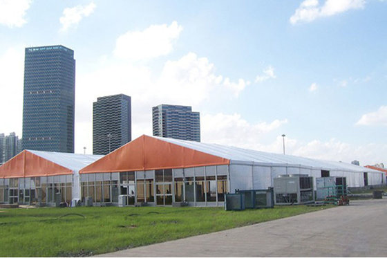 Roof Top Commercial Party Tents , Custom Event Tents With Double PVC Opaque Cloth