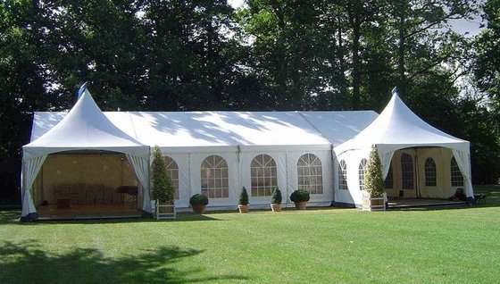 Outdoor Luxury Wedding Tents Aluminum Metal Garden Wedding Tent With UV PVC