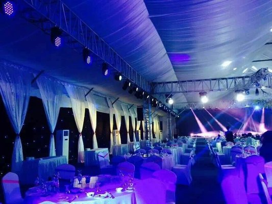800 People Luxury Wedding Tents Waterproof PVC Catering For Wedding / Party