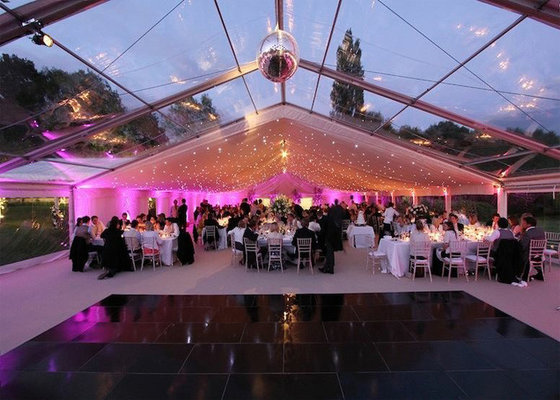 Arabic Style Clear Span Tent 15m * 35m Fire Proof With Tables / Chairs