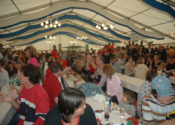 PVC Fabric Luxury Party Tent , Water Resistant Tent For Over 300 People