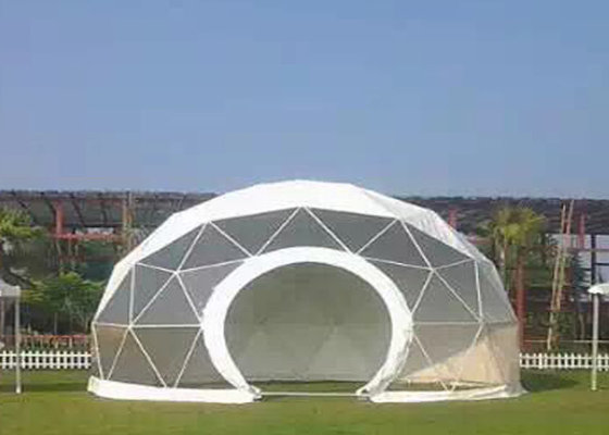 Steel Pipe Small Geodesic Dome Tent 5m Diameter For Home \ Party \ Reception