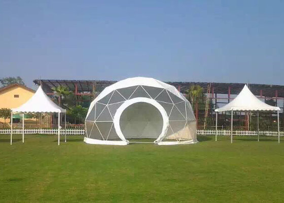 Fashion Clear Dome Tent For Family , Waterproof Party Dome Tent With PVC Wall