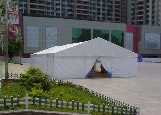 Durable 20 * 50 M Temporary Storage Tents Fire Retardant For Banquet