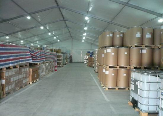 Durable 20 * 50 M Temporary Storage Tents Fire Retardant For Banquet