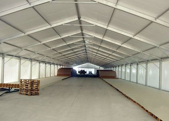 Durable 20 * 50 M Temporary Storage Tents Fire Retardant For Banquet