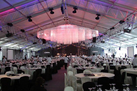 Durable Heavy Duty Garden Marquee Tent 15m * 35m High Pressed For Wedding