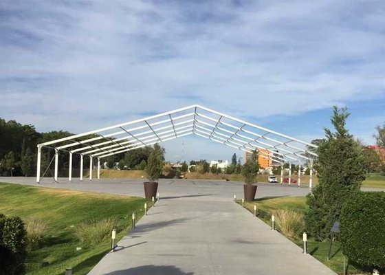 Size Customized Large Shelter Tent , Aluminum Structure Tent With PVC Cover