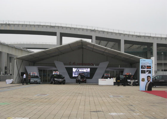 PVC Soft Wall Exhibition Shelter Large A Frame Tent 12m X 15m Modular Frame