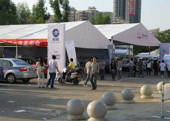 PVC Soft Wall Exhibition Shelter Large A Frame Tent 12m X 15m Modular Frame