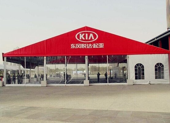PVC 20m X 30m Luxury Wedding Tents Large Outdoor Tent With Transparent PVC Walls