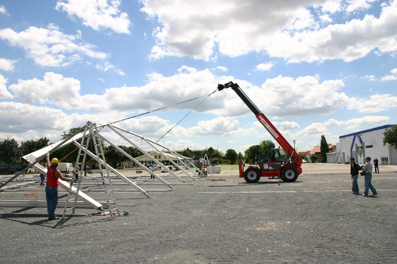 30m X 60m White Event Tent , Light Weight Aluminium Frame Permanent Outdoor Tent