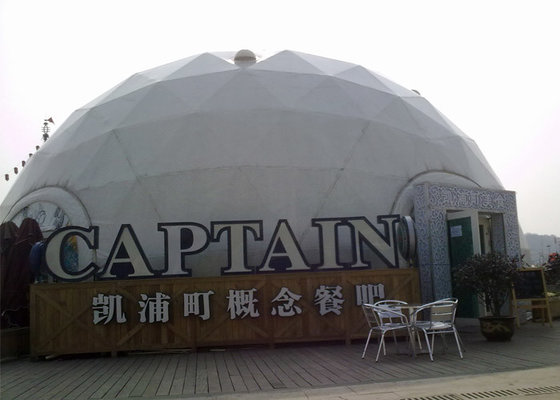 High Class Restaurant Geodesic Dome Tent Diameter 30 m CE Certificated