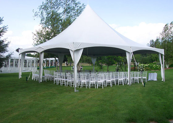 8m Steel Pagoda Party Tent  Tear Resistant With Self Cleaning Ability
