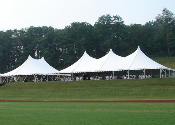 18 * 24M High Peak Pole Tent , Waterproof PVC Roof Custom Party Tents