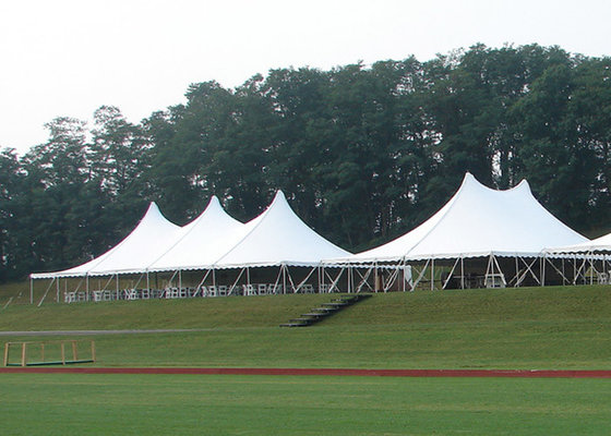 18 * 24M High Peak Pole Tent , Waterproof PVC Roof Custom Party Tents