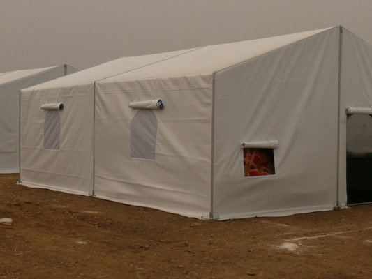 High Reinforced Aluminum Military Style Tents 4M * 6M UV Resistance With PVC Cover