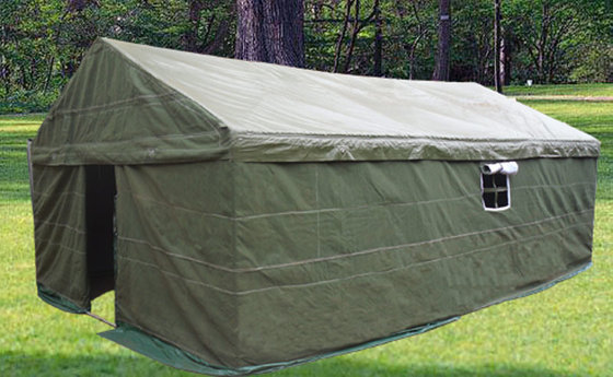 Professional Military Canvas Tents , Green Waterproof Large Military Tents Shelters