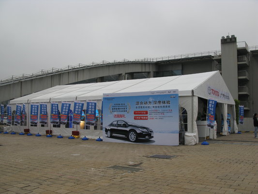 Environmentally Sporting Event Tents , Clearspan Fabric Structures For Car Show