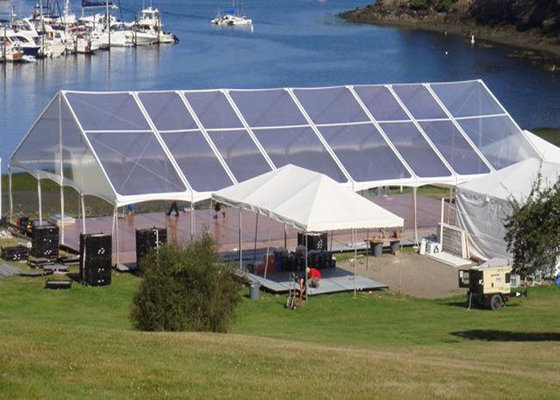 500 People Outdoor Clear Span Tent  Aluminum Structural Luxury Wedding Marquee