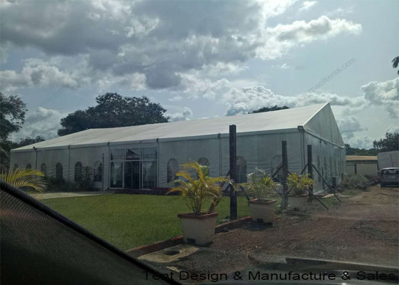 White Aluminium Alloy Outdoor Canopy Tent 10X15m 10X20m DIN 4102 B1