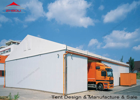 Colorful Waterproof Big Frame Outdoor Warehouse Tents With Glass Doors