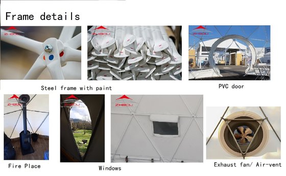 2018 new product  white color  diameter 10m dome tent for event