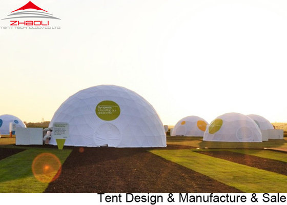 Luxury Geodesic Dome Camping Tents Diameter 8m / Outdoor Party Marquee