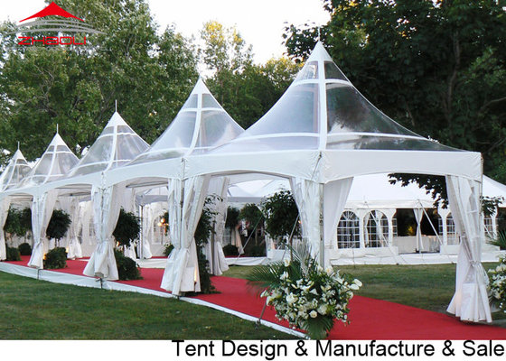 10x10‘ Pagoda Party Tent With Strong Waterproof  Transparent PVC