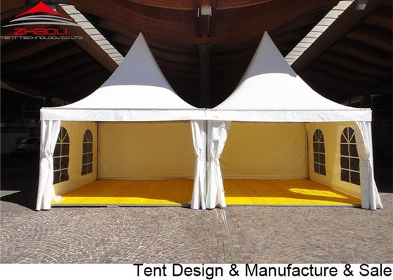 4x4m Waterproof Pagoda Party Tent / Outdoor Canopy Gazebo White Color