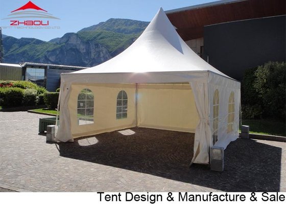 4x4m Waterproof Pagoda Party Tent / Outdoor Canopy Gazebo White Color