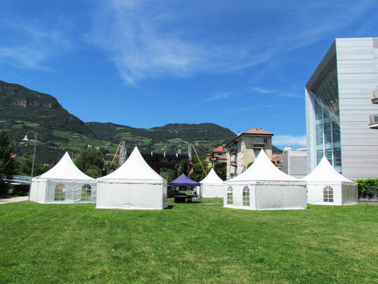 Luxury Gazebo Party Tent 6x6m With Strong Aluminum Frame / Pagoda Marquee