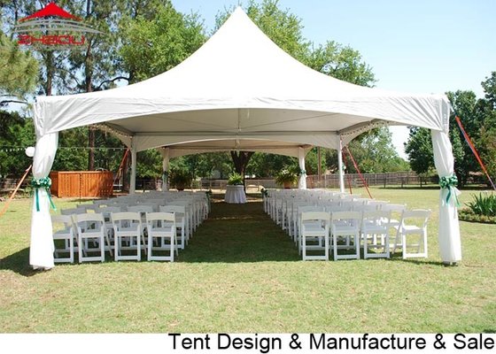 Luxury Gazebo Party Tent 6x6m With Strong Aluminum Frame / Pagoda Marquee