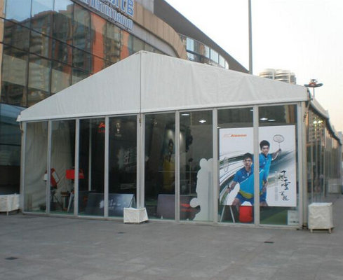 Flame Retardant DIN4102 B1 10M Outdoor Event Tent With White PVC Roof Cover