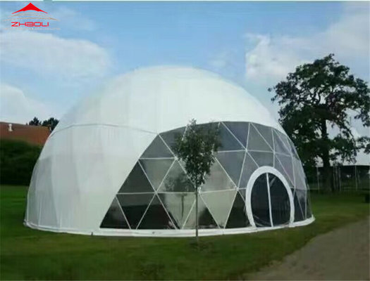750 - 850gsm PVC Roof Fabric Geodesic Dome Tent Flame Retardant DIN 4102 B1