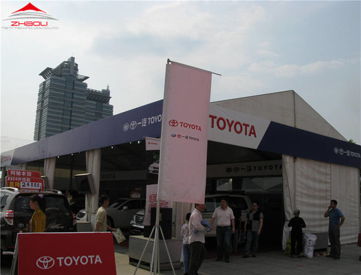 Rainproof Fabric Sidewall Strong Event / Car Show Tent With Heavy Duty Material