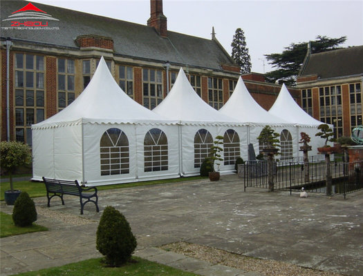 100% Rainproof PVC Fabric Family Pagoda Pop Up Gazebo / Garden Party Tent