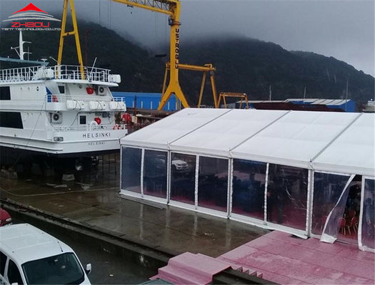 Wind - Resistant 20M Double Decker Outdoor Event Tent With Flexible Poles