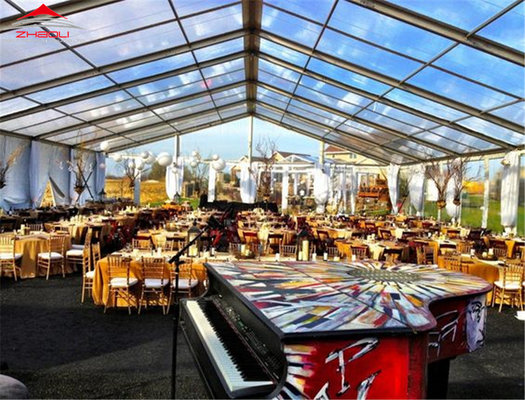 Luxury Movable Wedding Party Tent Span Width Between 3m And 60m Anti - Mildew