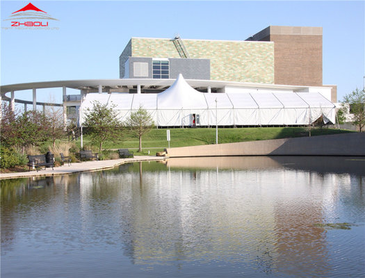 Simple Water - Proof High Peak Party Tent With Glass Wall Custom Span Width