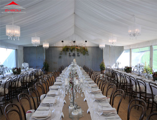 15x30m Solar Power Event Marquee Tent With Liner Square / Triangle Shape